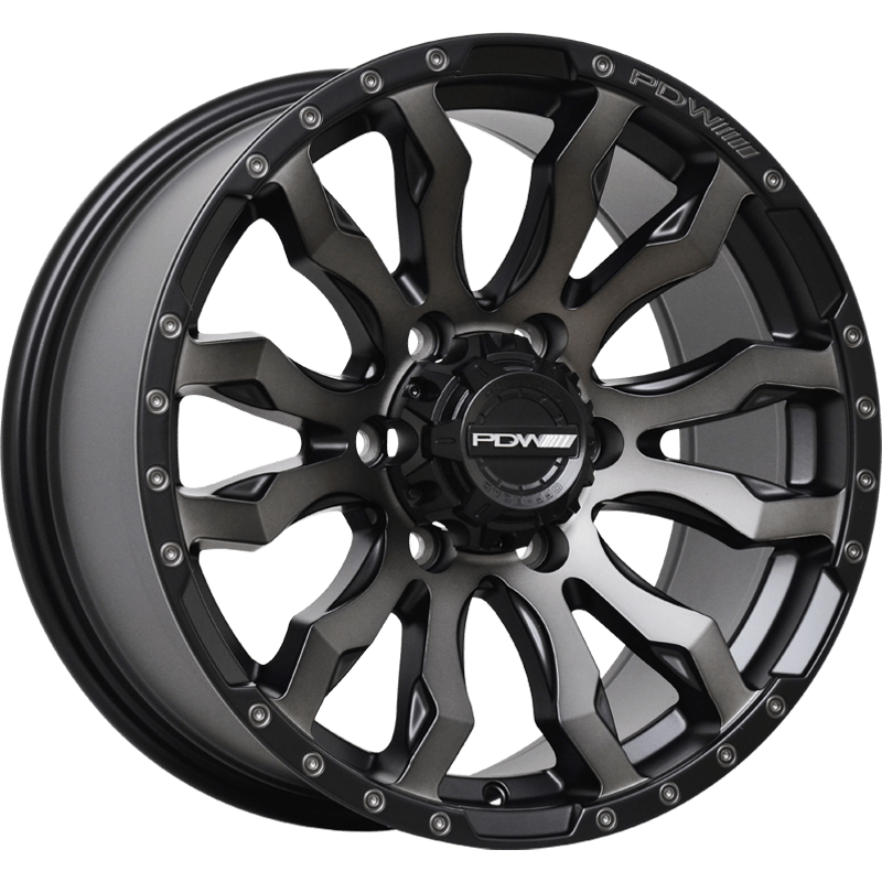 PDW BLIZZARD Dark Tint Tough Black Wheel - 18" x 9" 6/114.3 35 – Tyres ...