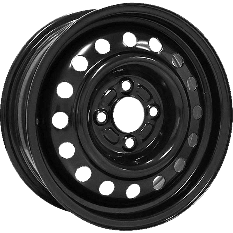 Dynamic Steel OEM PLUS Black Wheel - 15" x 6" 5/114.3 40