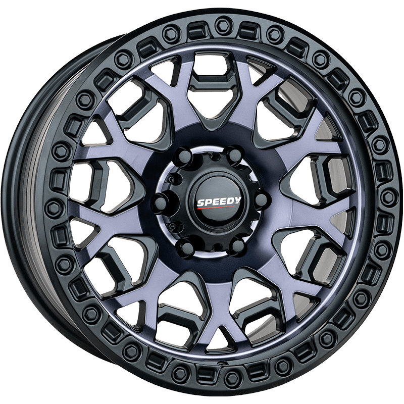 Speedy Wheels CHAOS BLACK SHADOW Wheel - 17" x 9" 6/139.7 13