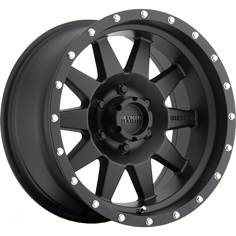 Method Race Wheels 301 The Standard Matte Black Wheel - 16" x 7" 6/139