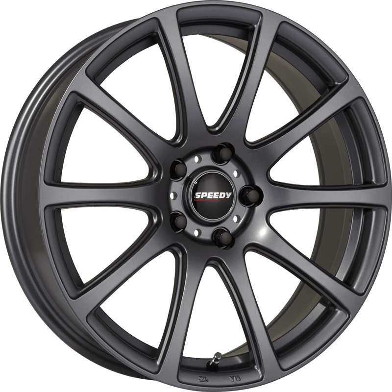 Speedy Wheels CARBINE SATIN GUNMETAL Wheel - 15" x 6.5" 5/100 38