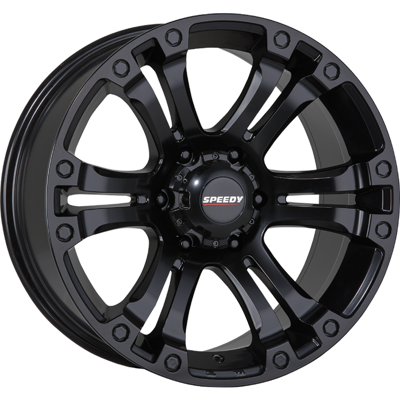 Speedy Wheels INTERCEPTOR SATIN BLACK Wheel - 17" x 9" 6/139.7 13