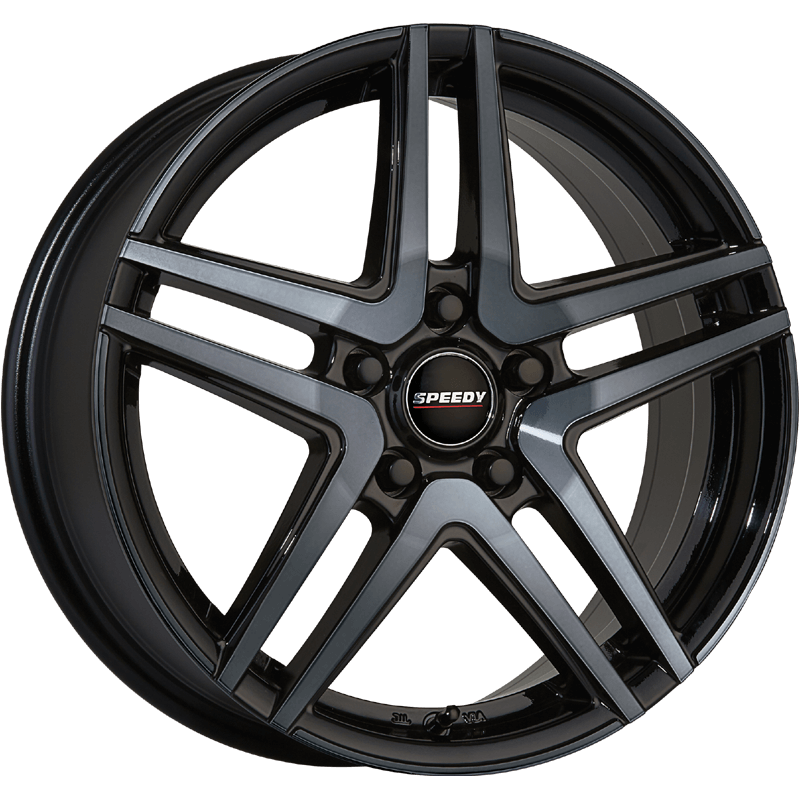 Speedy Wheels DECEIT PIANO BLACK/BLACK SHADOW Wheel - 17" x 7" 5/114.3