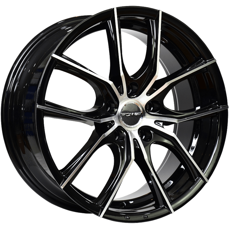 PDW POISON Machined Face Black Wheel - 18" x 8" 5/114.3 40
