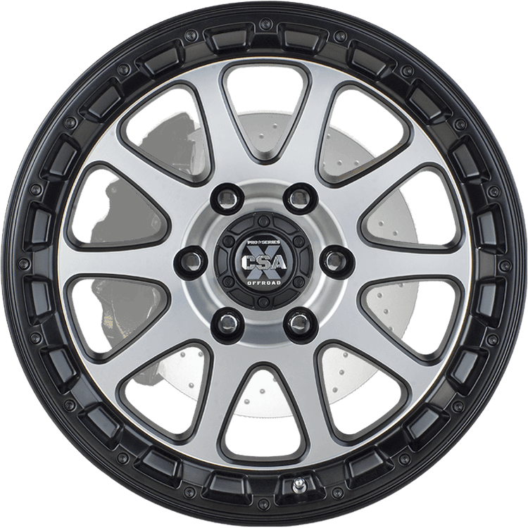 CSA Recoil CSA-X Satin Black Machined Face Wheel - 17" x 8.5" 6/139.7 – Tyres & More